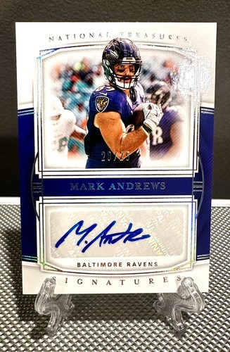2019 National Treasures MARK ANDREWS #/25 Auto SSP Signatures🔥Baltimore ...