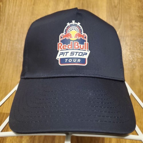 Vintage Red Bull Pit Stop Tour Hat Cap Blue Snapback Adjustable Nissin ...