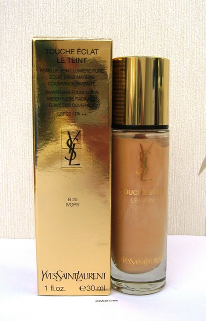 Yves Saint Laurent Touche Éclat Le Teint Foundation B20 Ivory 30ml for ...