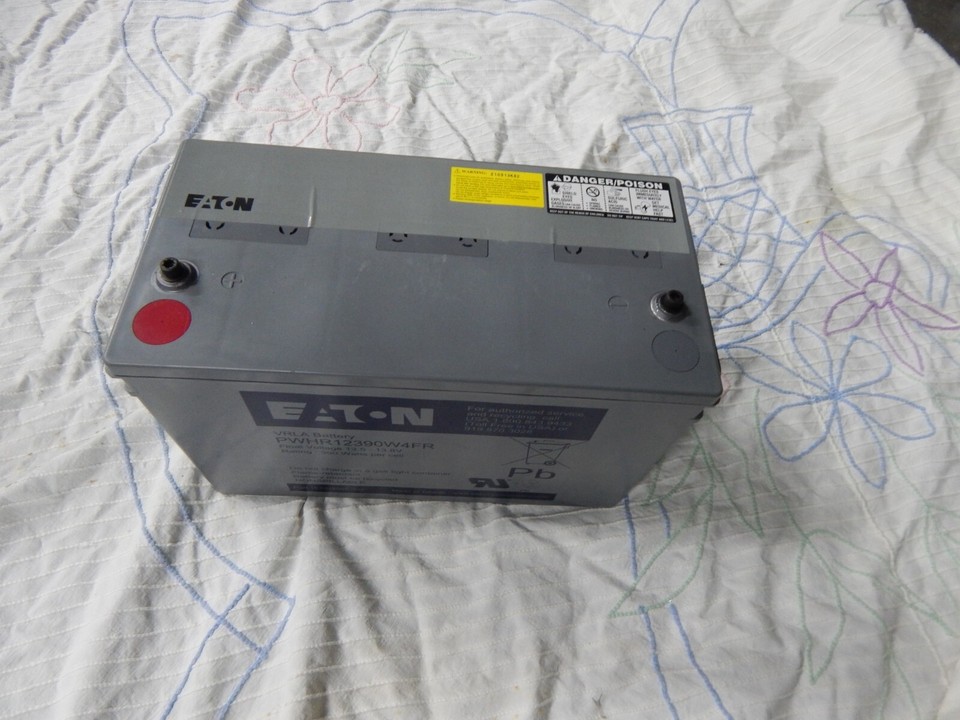 Eaton VRLA Battery PWHR12390W4FR 100AH 12 Volt AGM solar ,back up, Ford ...