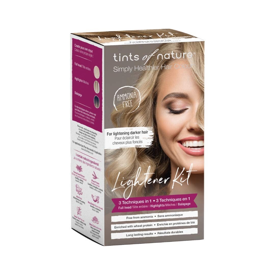 Tints of Nature 3 in 1 Lightener Kit, Lightens Hair Dye Up To 7 Shades ...