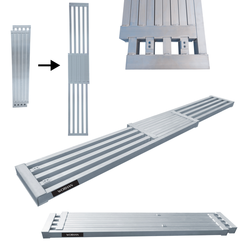 WORHAN® Extendable Telescopic HEAVY DUTY Aluminum Work Plank Platform ...