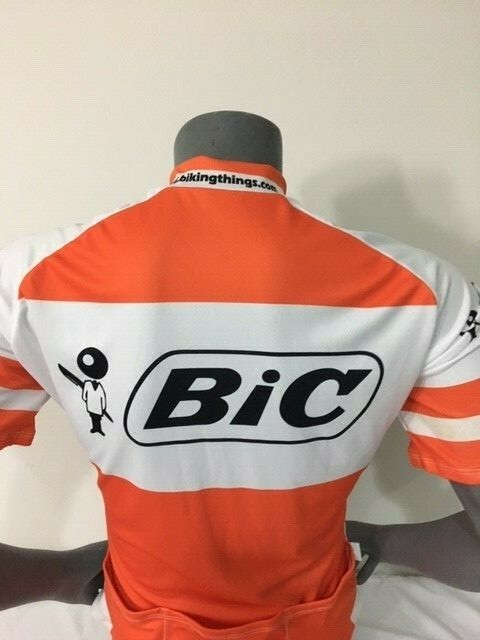 BIC BIKE JERSEY RETRO VINTAGE BIKES SHIRT SIZE L COOL BIKE JERSEY ...
