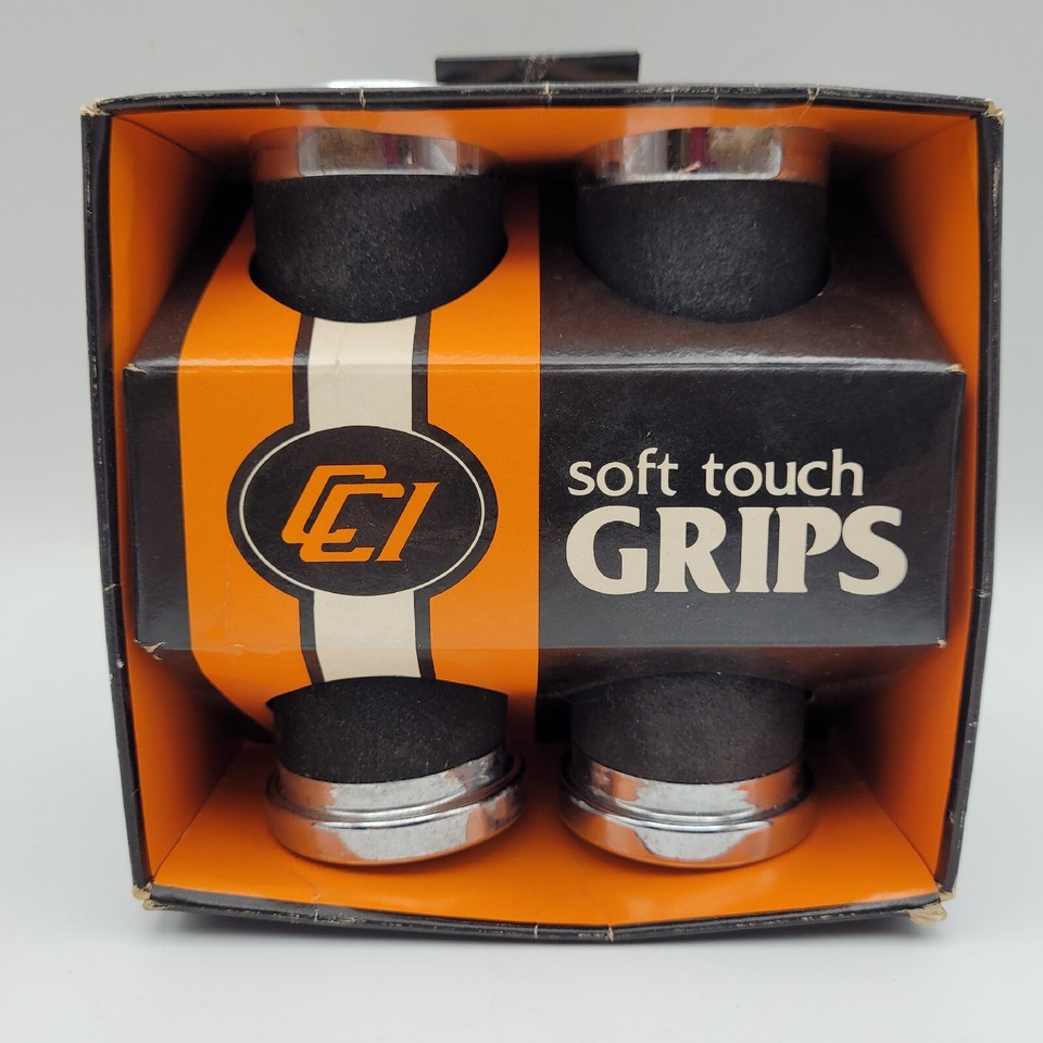 Soft Touch Grips Set Chrome CCI Vintage Motorcycle Harley XL FX FL 1973 and Up | eBay