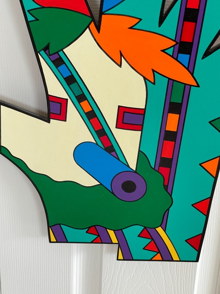 Vintage Tavlos 1996 Kachina Gimme Five Series Art Painting on Board | eBay