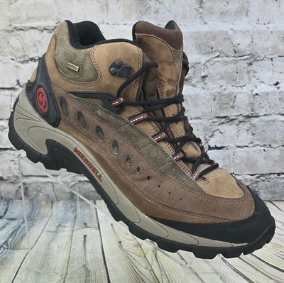 Merrell Pulse II Mid Hiking Boots Mens 13 Brown Waterproof Outdoor ...