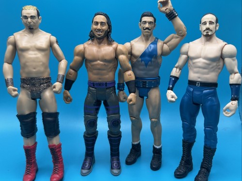 WWE Action Figure Lot James Ellsworth Simon Gotch Aiden English Mustafa ...