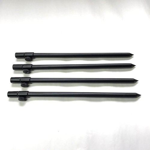 4 X 30 – 50 Cm Nero Alluminio Bankstick Picchetti Pesca Alla Carpa ...