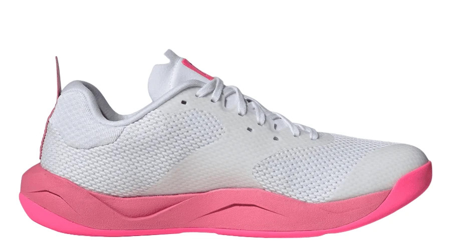 Adidas UK 4 Rapidmove Trainer Women's Running Trainers White Lucid Pink ...