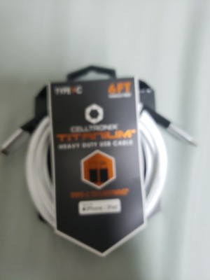 Celltronix Titanium 6' Heavy Duty USB Cable - Type C To Lightning. MFI ...