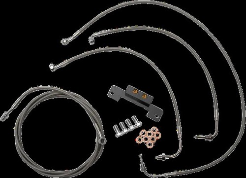 LA Std SS Stock Ape Hanger Controls Kit w ABS Harley Ultra Limited 21 ...