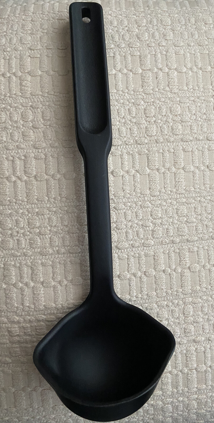 Pampered Chef Black Nylon Ladle Spoon 11” Heat Resistant to 428 Degrees ...
