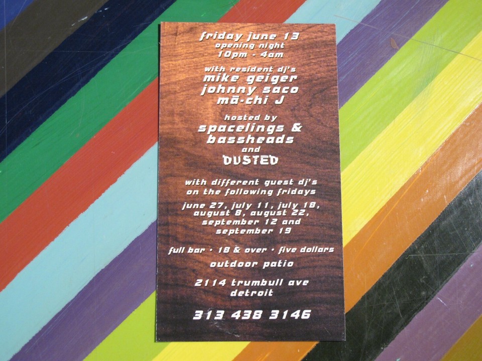 vtg 1990s 2000s Rave Music Dance Event Flyer - Detroit Hardkiss St ...