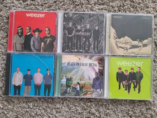 Instant WEEZER collection! 6 CD lot - Blue, Green, Red, Pinkerton, Make ...