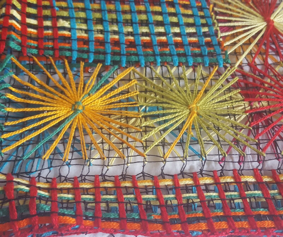 Woven Table Runner Rattan Hemp Beachy Boho RED BLUE PURPLE ORANGE ...