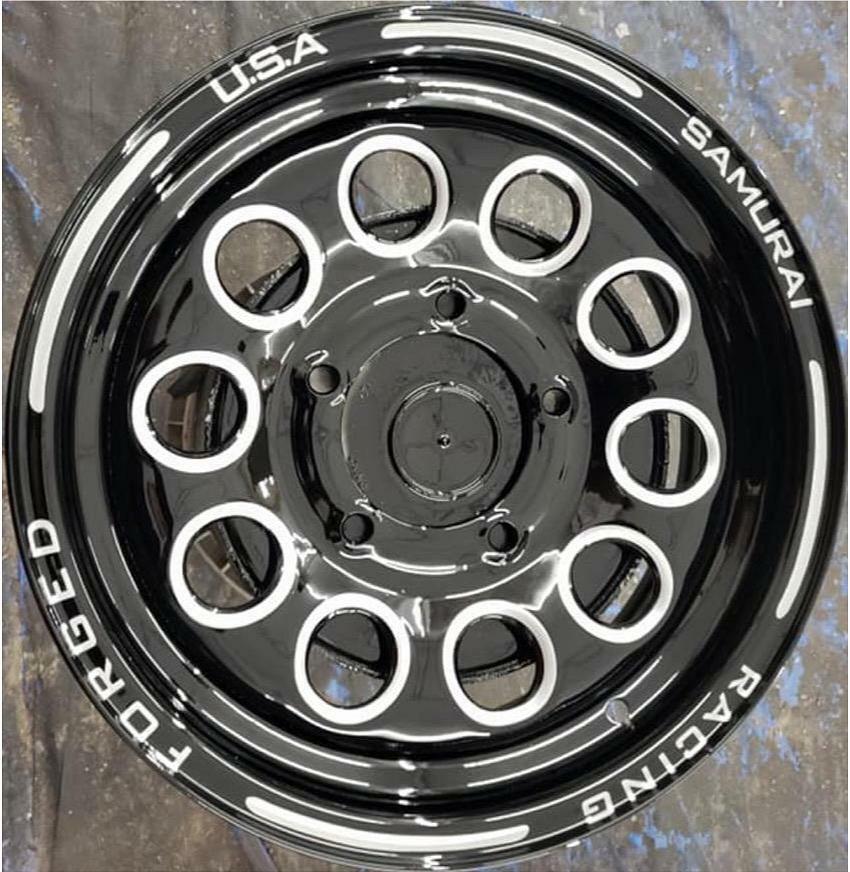 SUZUKI SAMURAI RIMS DECALS RINGS AROS ARGOLLAS STICKERS CALCOMANIAS ...