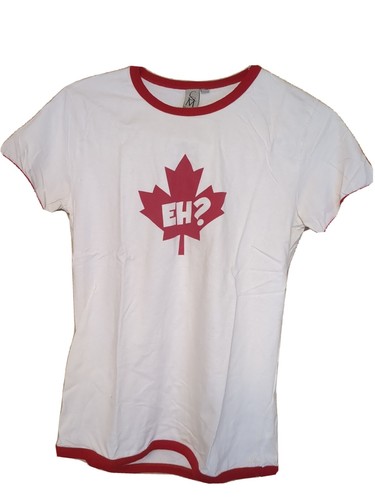 EH? Canadian Maple Leaf C & M Sleepwear White Vintage T-Shirt Size ...