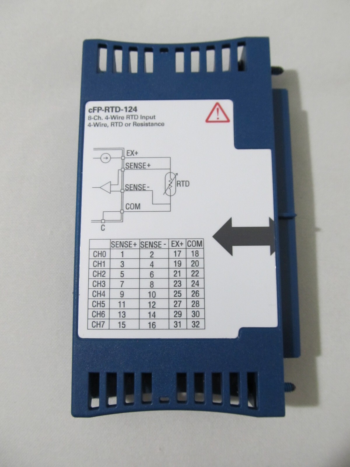 National Instruments CFP-RTD-124, 4 Wire, 8 Channel RTD Module P/N ...