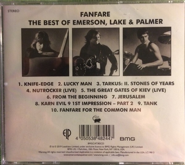 Emerson Lake & Palmer ~ Fanfare: The Best Of ELP CD | eBay