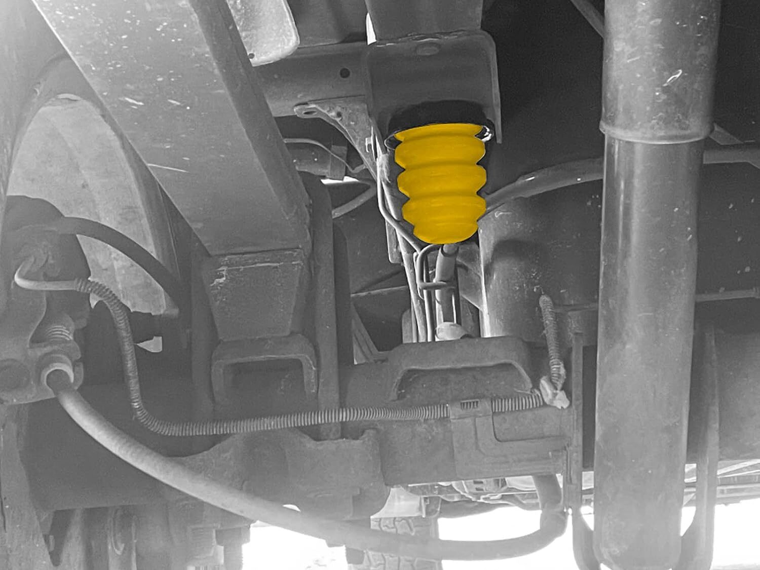 Pair of 2 Rear Axle Rubber Bump Stops for Chevy Silverado GMC Sierra ...