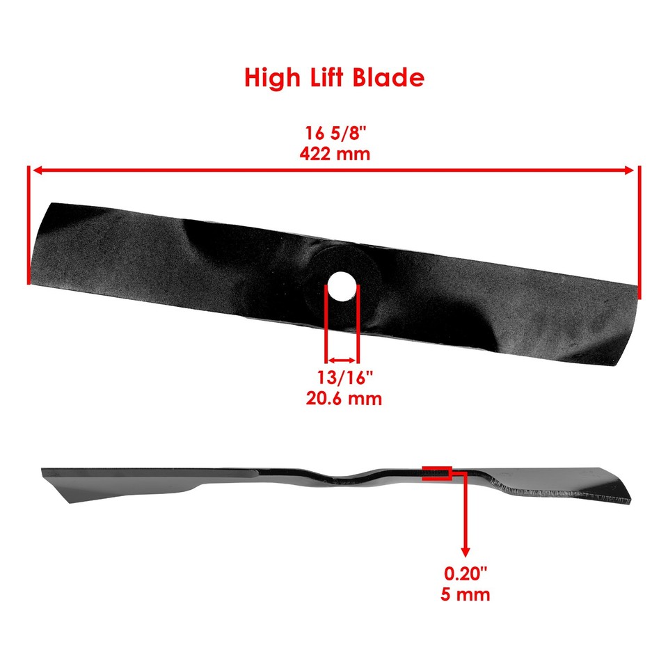 M135589 M111522 M113517 19M7788 AM121680 Deck Blade & Bolt Washer For ...