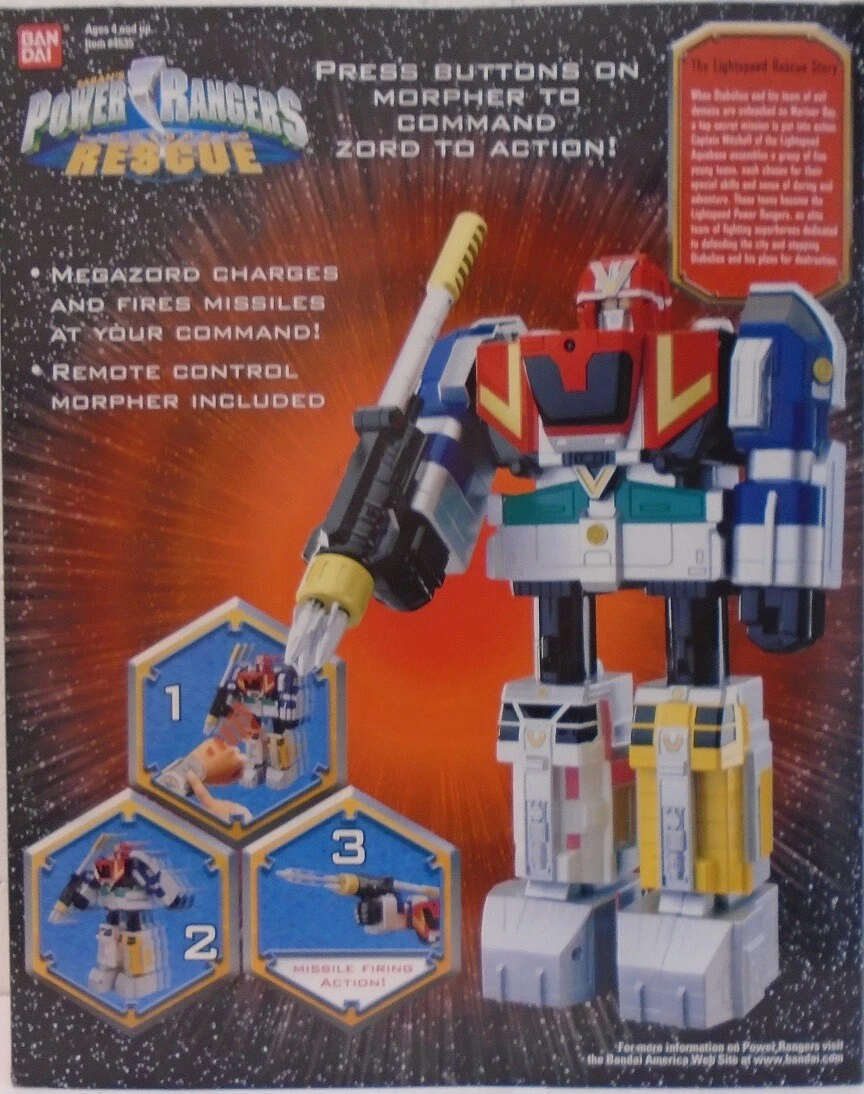 Power Rangers Lightspeed Rescue Omega Megazord