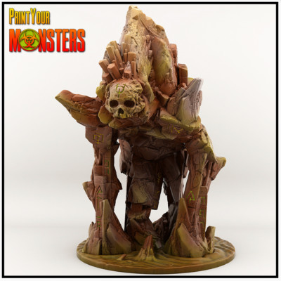 STONE GOLEM 3D PRINTED FANTASY DUNGEONS & DRAGONS D&D RPG RESIN | eBay UK