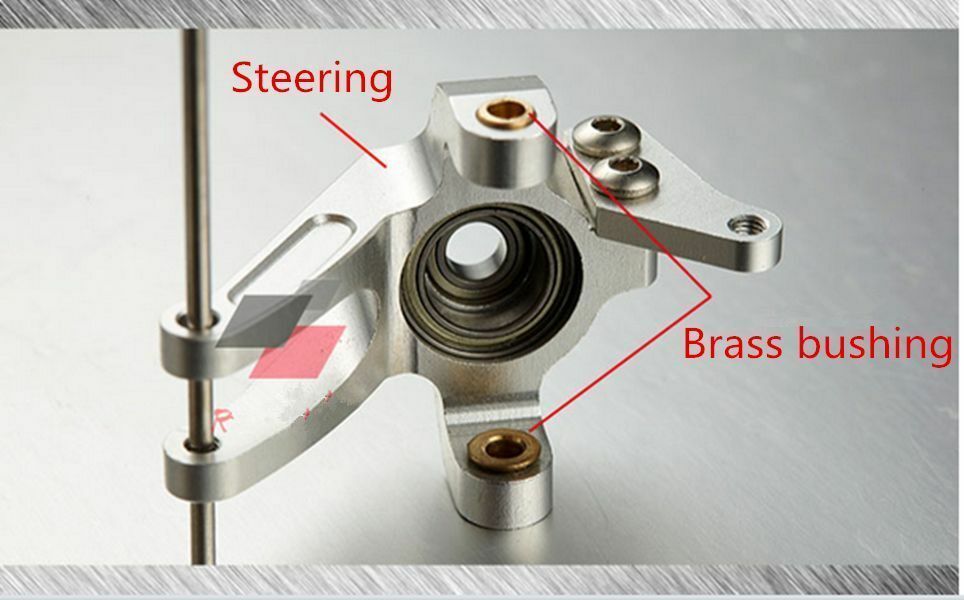4Pcs Steering Front Knuckles Flange Brass Bushing for Axial SCX10 RA ...
