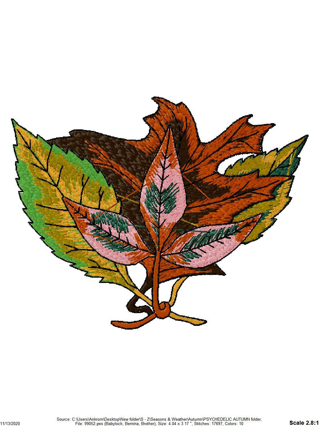 96 FALL SEASON AUTUMN EMBROIDERY MACHINE DESIGNS COLLECTION PES USB | eBay