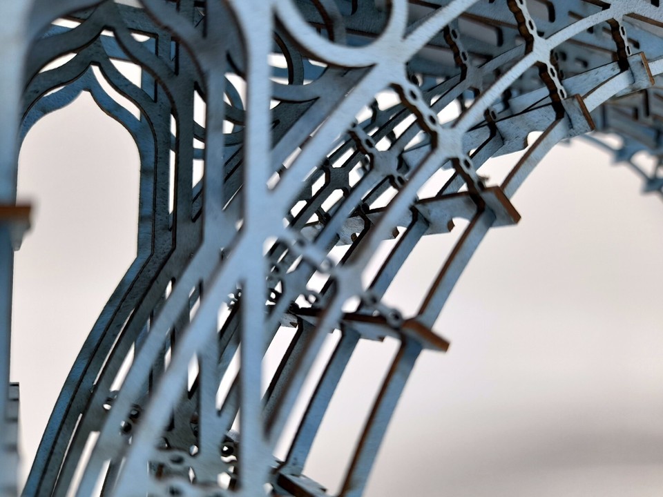 Modelux OO Gauge Powder Blue Ironbridge 280 Kit | eBay UK