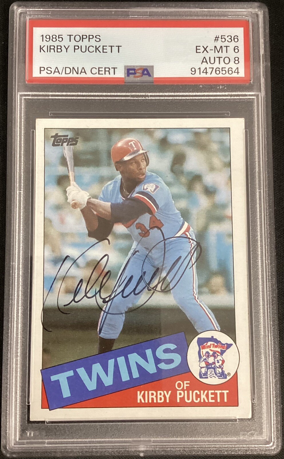 Kirby Puckett Autographed Memorabilia | Signed Photo, Jersey ...