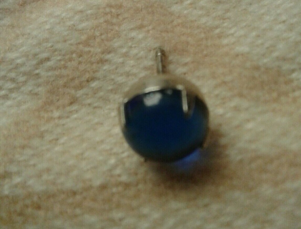 Vintage rare antique Blue Stone Brooch Pin | eBay