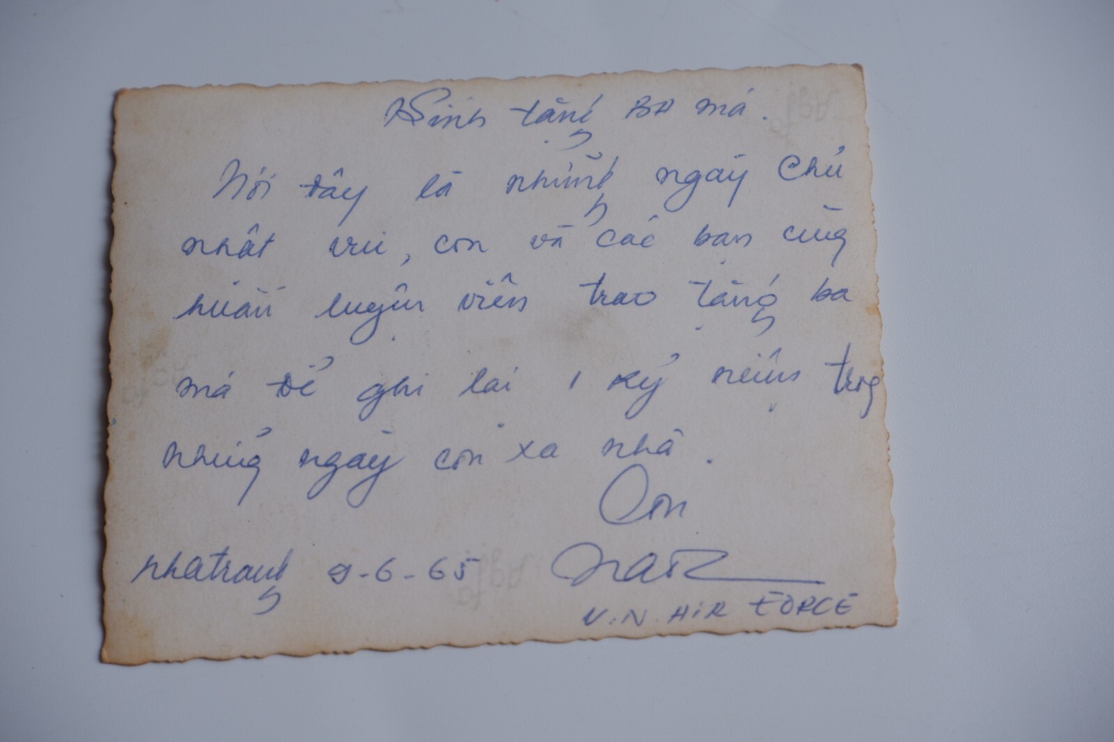 ARVN SOUTH VIETNAM ARMY RSVN FRIENDSHIP PHOTO AIRFORCE NHA TRANG 65 ...