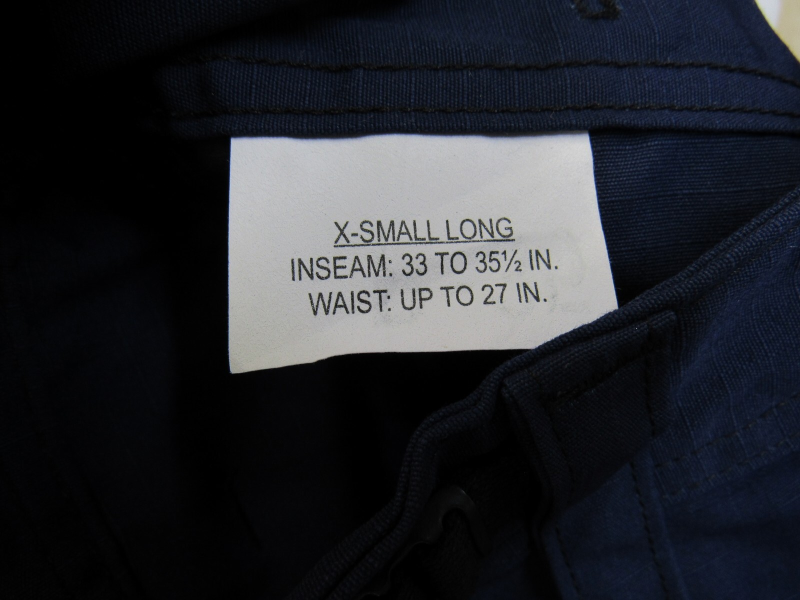 US Coast Guard USCG BDU Pants Trousers Ripstop Operational Dress ...