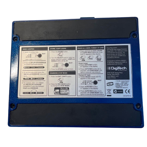 DigiTech Jamman Looper Effects Pedals Blue Very Good | eBay