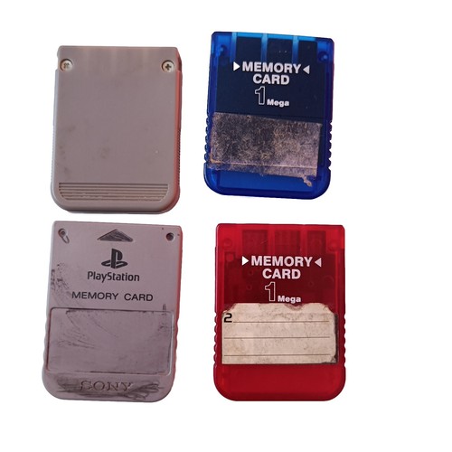 Sony PlayStation Memory Card Lot Of 4 | eBay