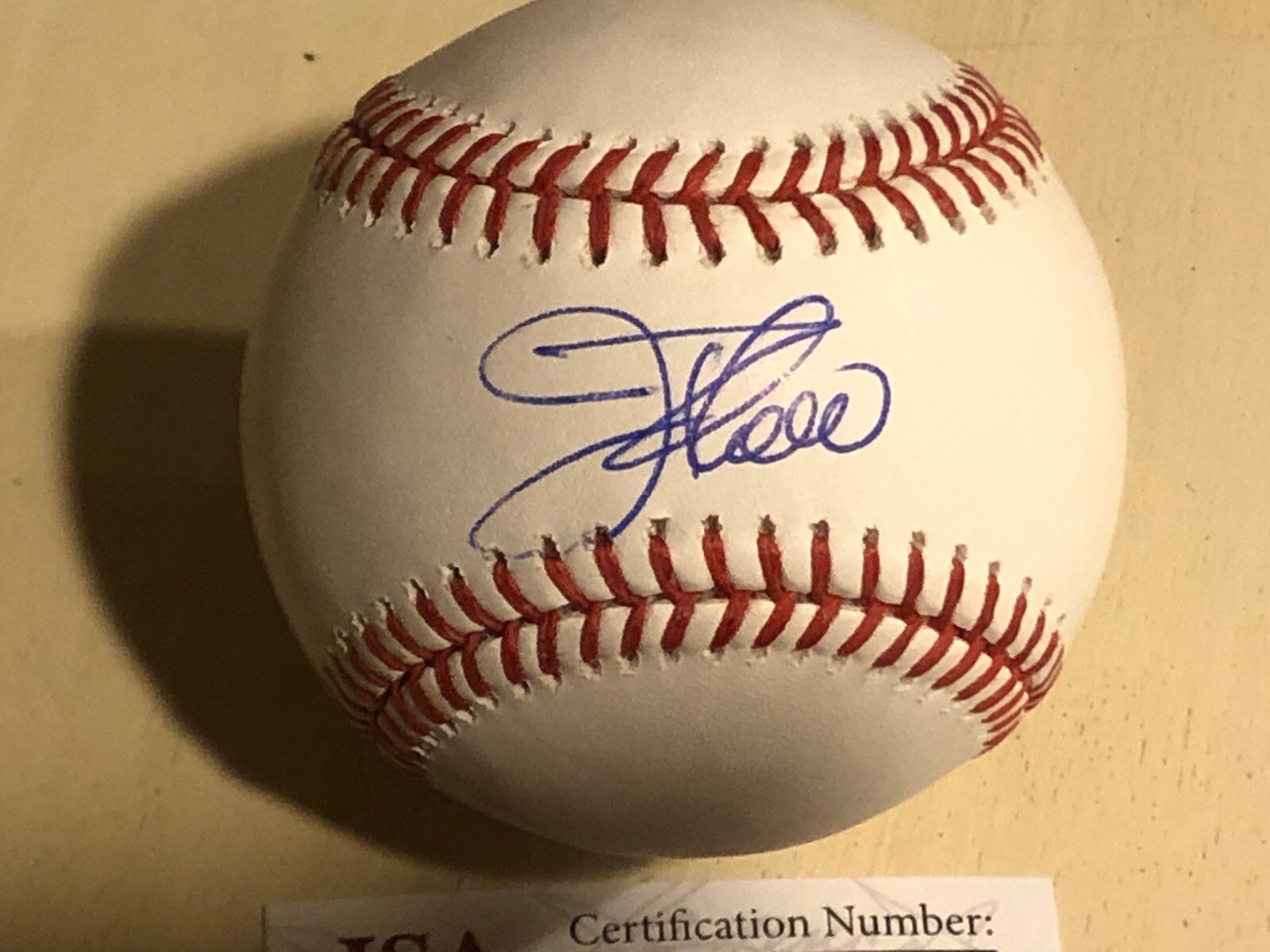 JIM THOME Signed Autograph Auto ROMLB Baseball Ball Indians Phillies ...