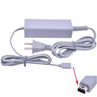 US Plug AC Power Adapter Supply Cord Cable For Nintendo Wii U Gamepad ...