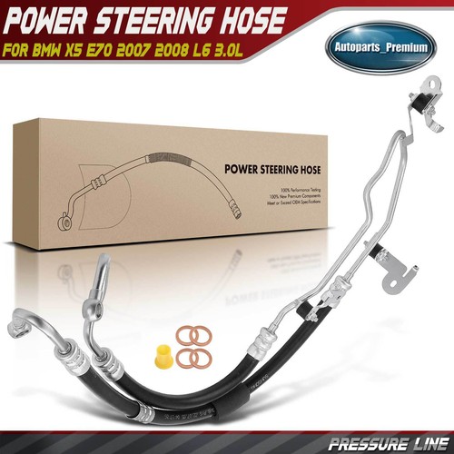 New Power Steering Pressure Line Hose Assembly for BMW X5 E70 2007 2008 ...