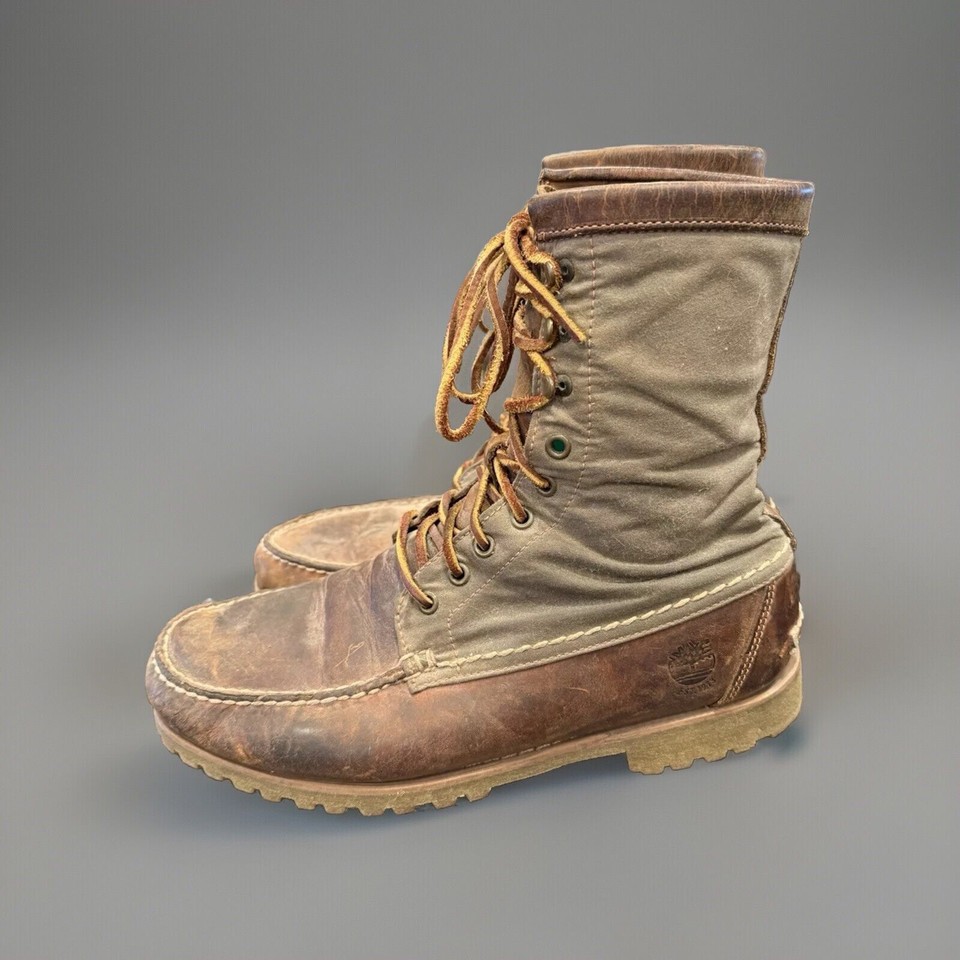 RARE! Timberland Authentic 8- Inch Rugged Heritage Boots Men’s Size 10. ...