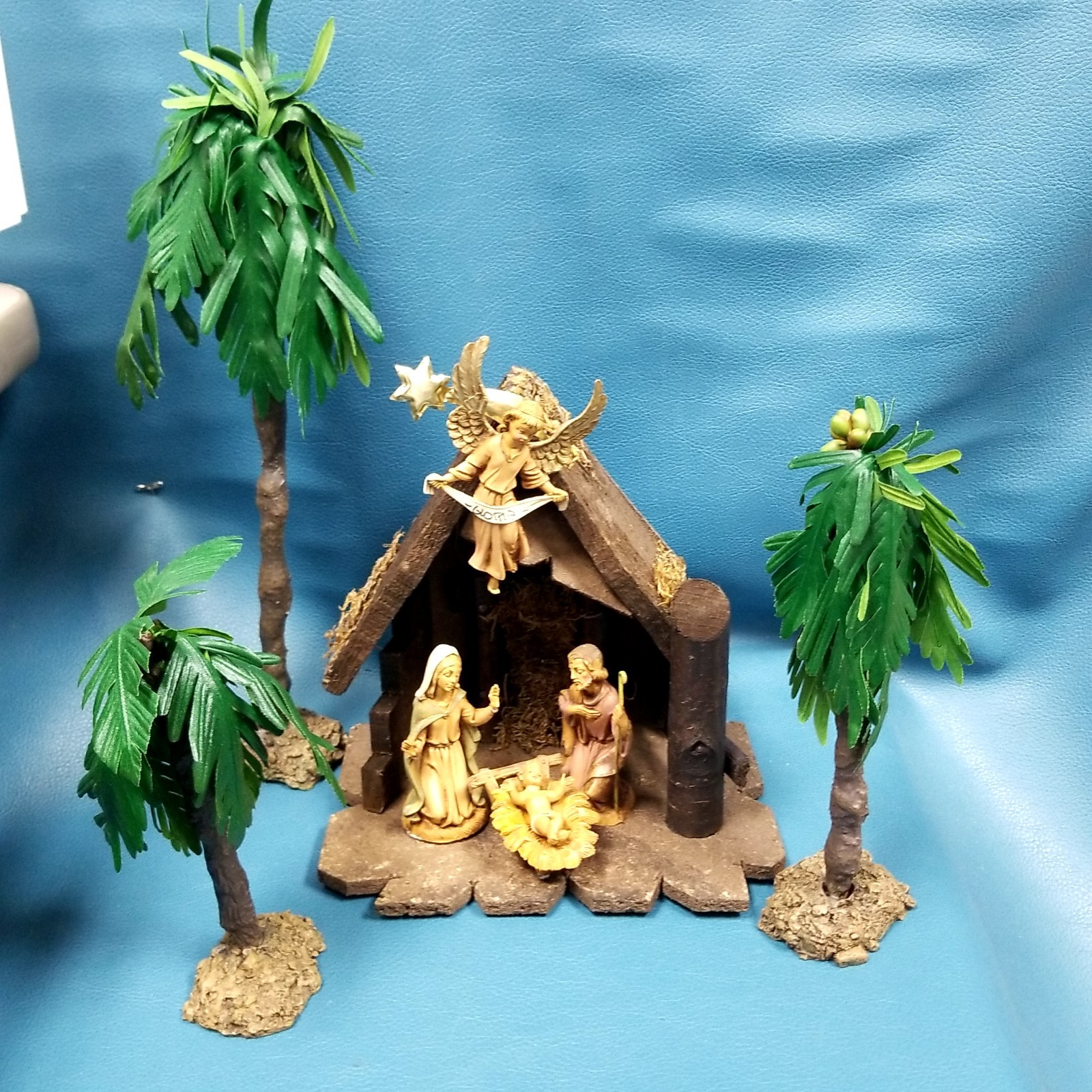 VTG Fontanini Italy 5” Scale Holy Family Nativity Set Wood Creche ...