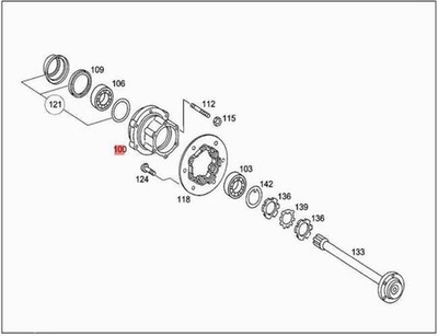 Genuine MERCEDES Wheel hub 9063560401 | eBay
