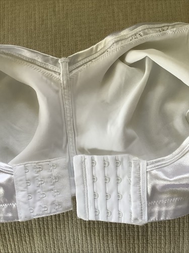 jms just my size Bra Unpadded Wire Free White 48DD Added On Extension ...