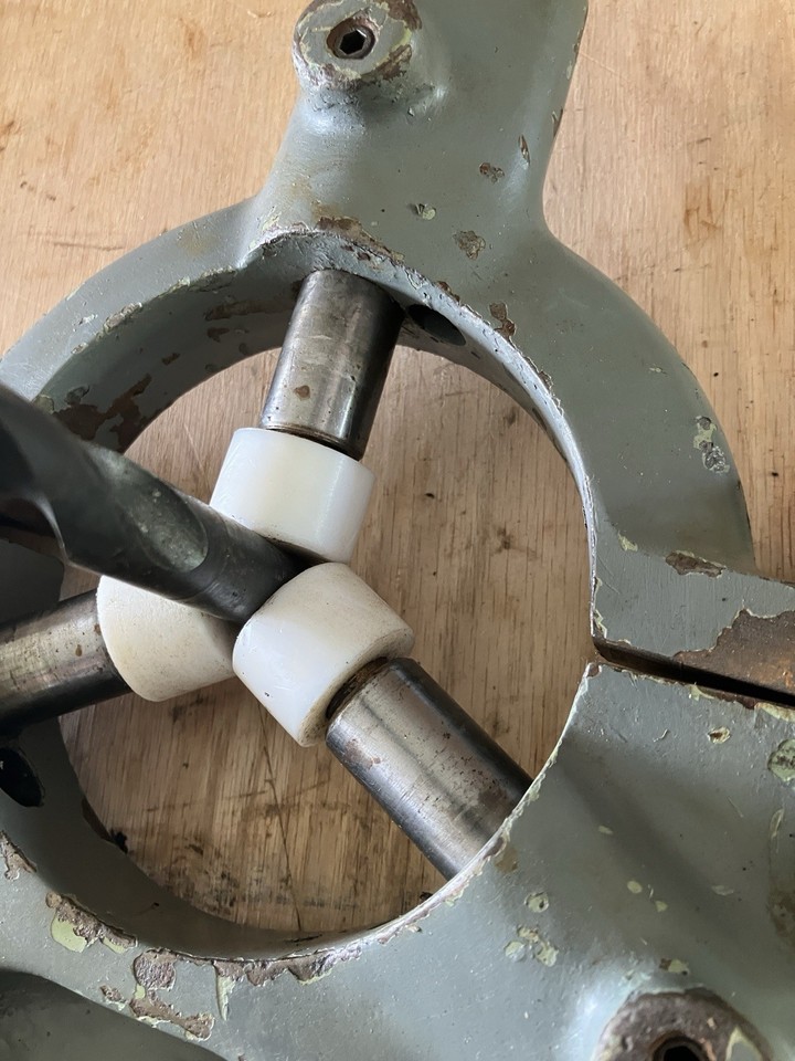 Used Clausing Colchester Steady Rest w/bronze adj. jaws & removable ...