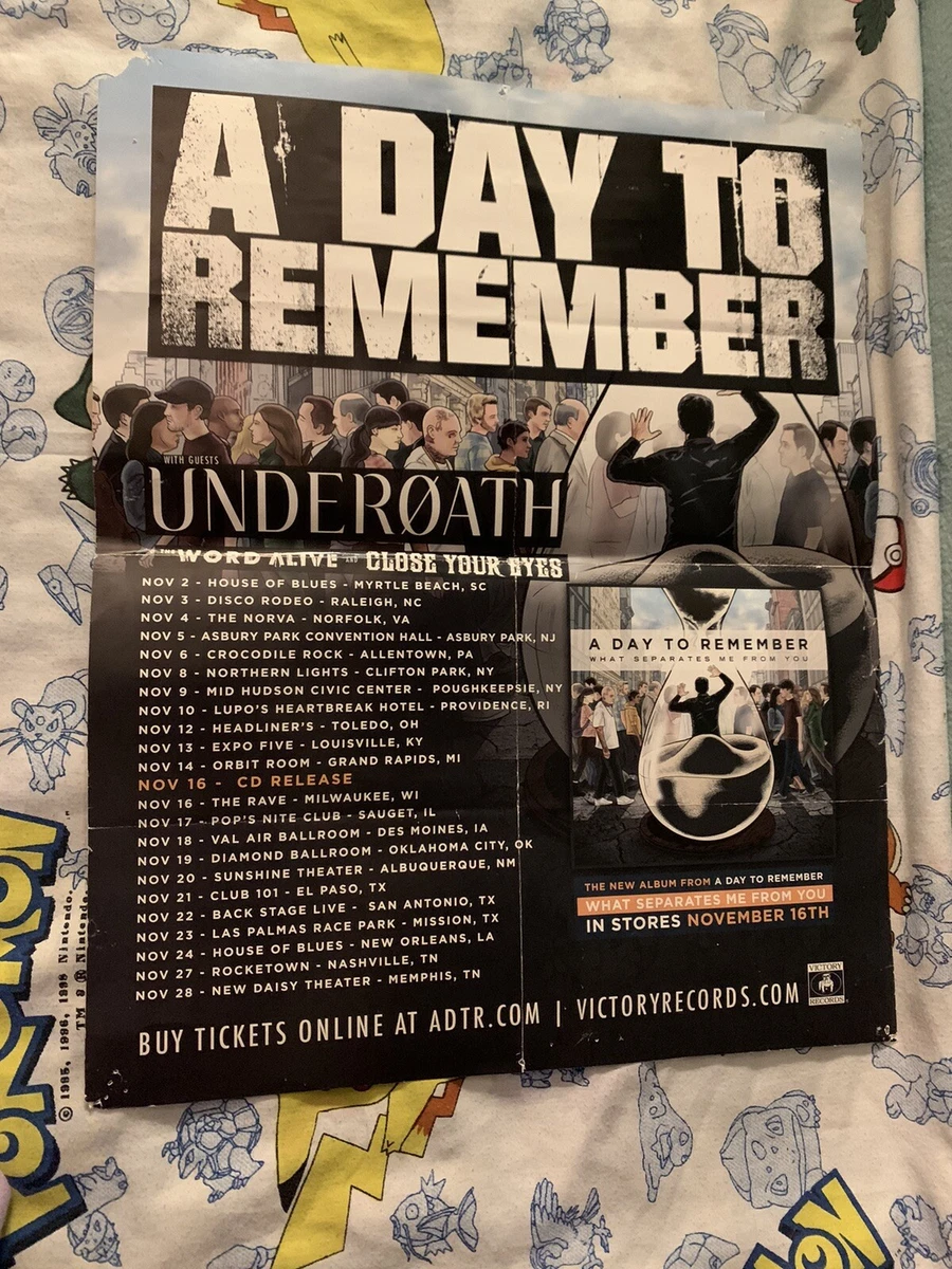Poster A Day To Remember Adtr