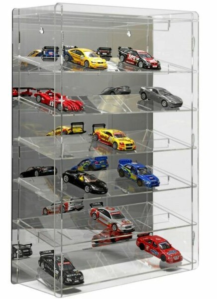 Sora Slot-car Display Cabinet 1/32 Back-panel Reflective for up to 30 ...