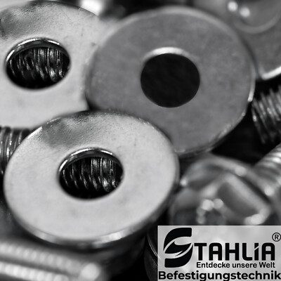 Karosseriescheiben Unterlegscheiben Edelstahl Kotflügelscheiben groß M3 ...