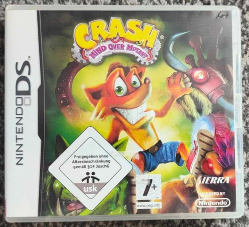 Crash: Mind Over Mutant (Nintendo DS, 2004) Platformer Sierra Crash ...