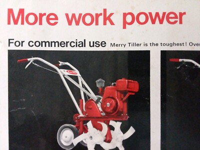 Merry Tiller Walk-Behind Rotary Tillers Sales Sheet & 1970 Price List ...