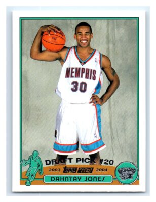 2003 Topps Basketball Dahntay Jones #240 Memphis Grizzlies | eBay